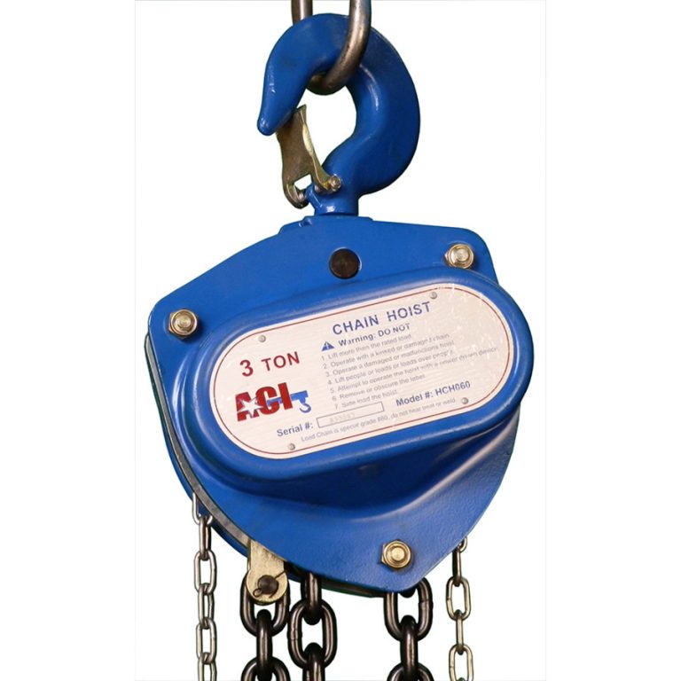 HCHLHG-060-10: 3 Ton Army Type Hand Chain Hoist Gear Trolley - ACI HOIST